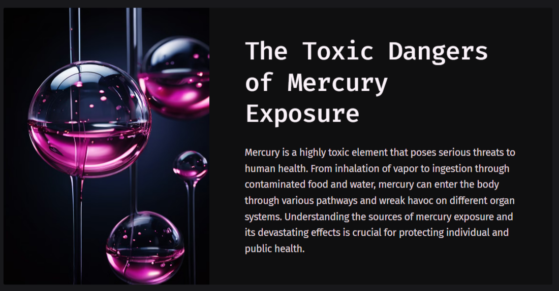 The Toxic Dangers of Mercury Exposure – Wellness Clinic