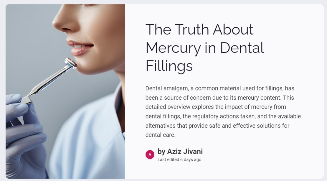 The Truth About Mercury in Dental Fillings – Wellness Clinic